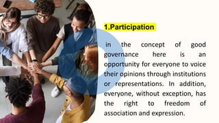 characteristic of good governanvce | PPTX