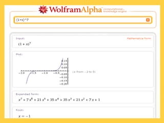 Búsquedas con Wolfram Alpha | PPT
