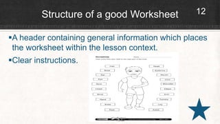 Worksheets Power Point Presentation | PPTX