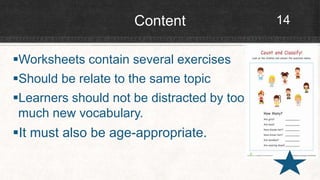Worksheets Power Point Presentation | PPTX