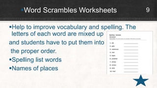 Worksheets Power Point Presentation | PPTX