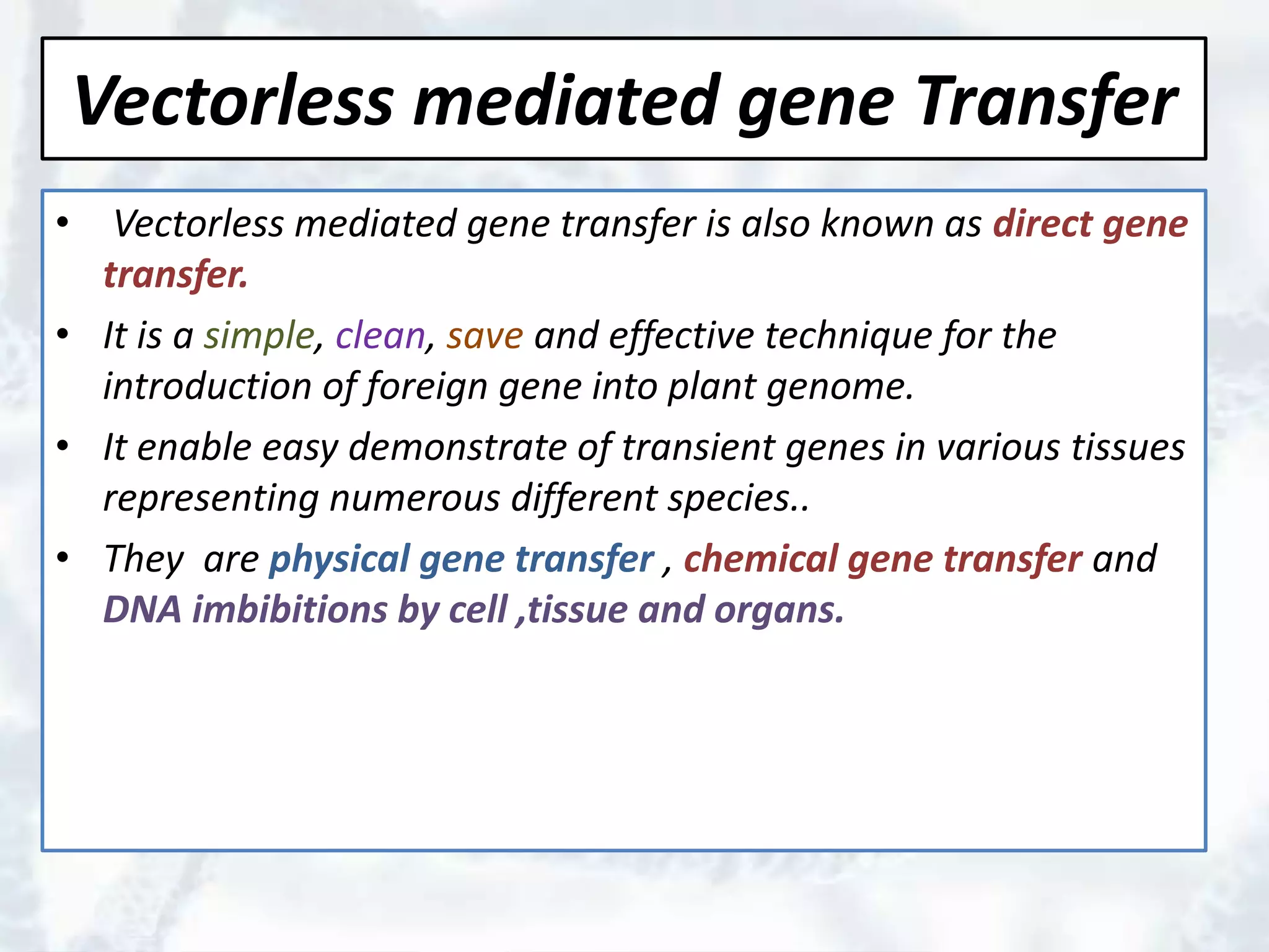 Transgenics in crop improvement | PPTX