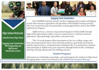 USDA, APHIS, PPQ CRDAC Outreach Event Portfolio | PDF
