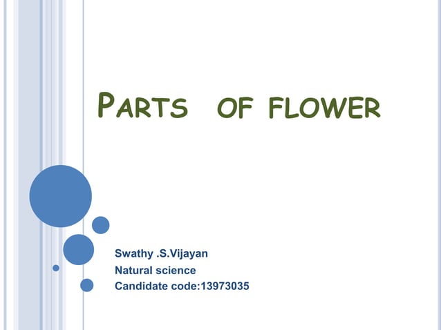 Parts of flower | PPT