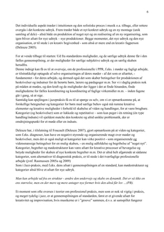 Ppr, tværfagligt arbejde og jazz en spejling af praksis | PDF