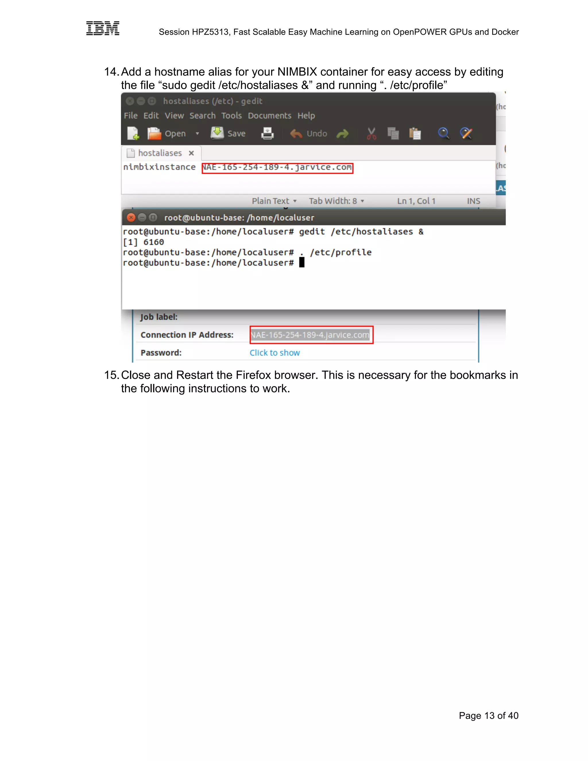 Fast Scalable Easy Machine Learning with OpenPOWER, GPUs and Docker | PDF