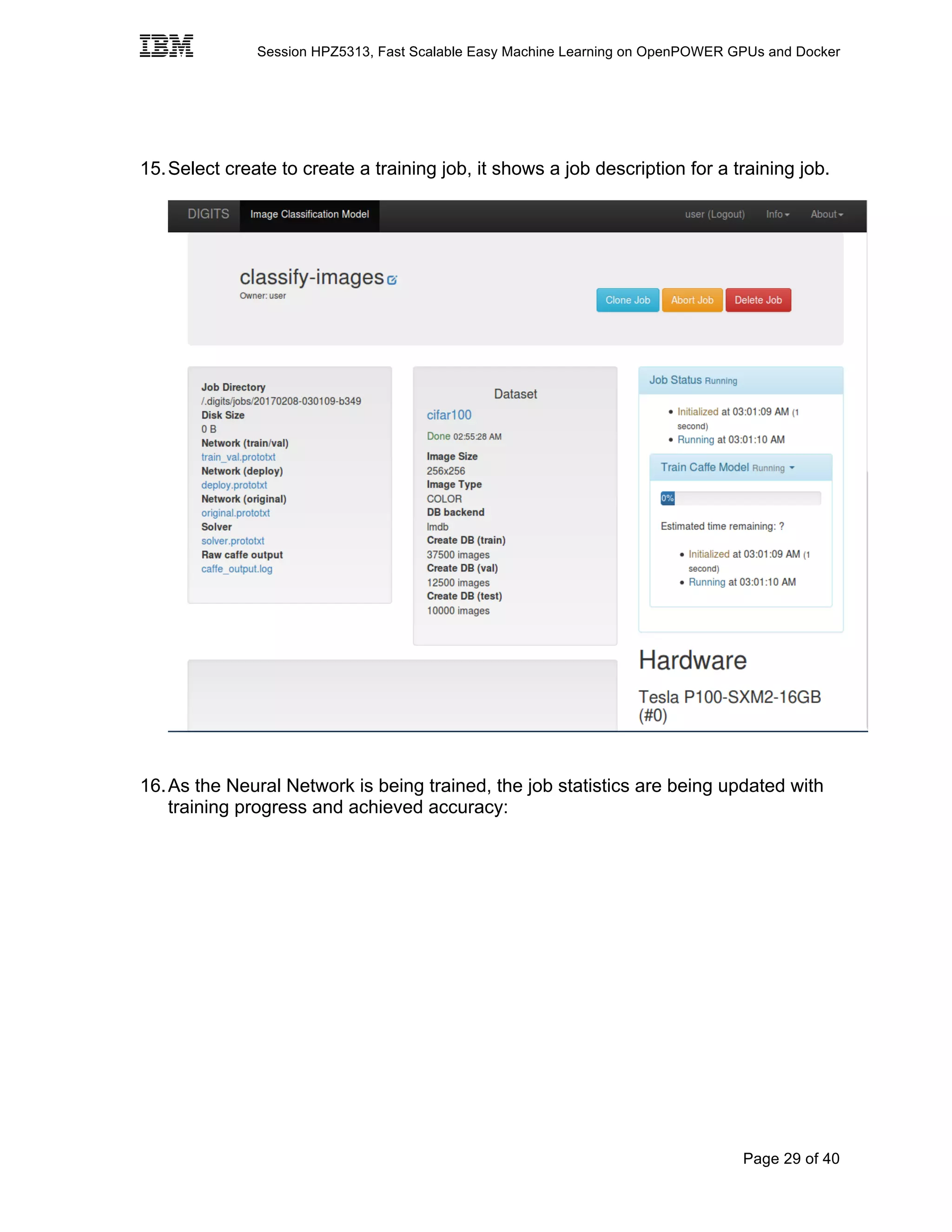 Fast Scalable Easy Machine Learning with OpenPOWER, GPUs and Docker | PDF