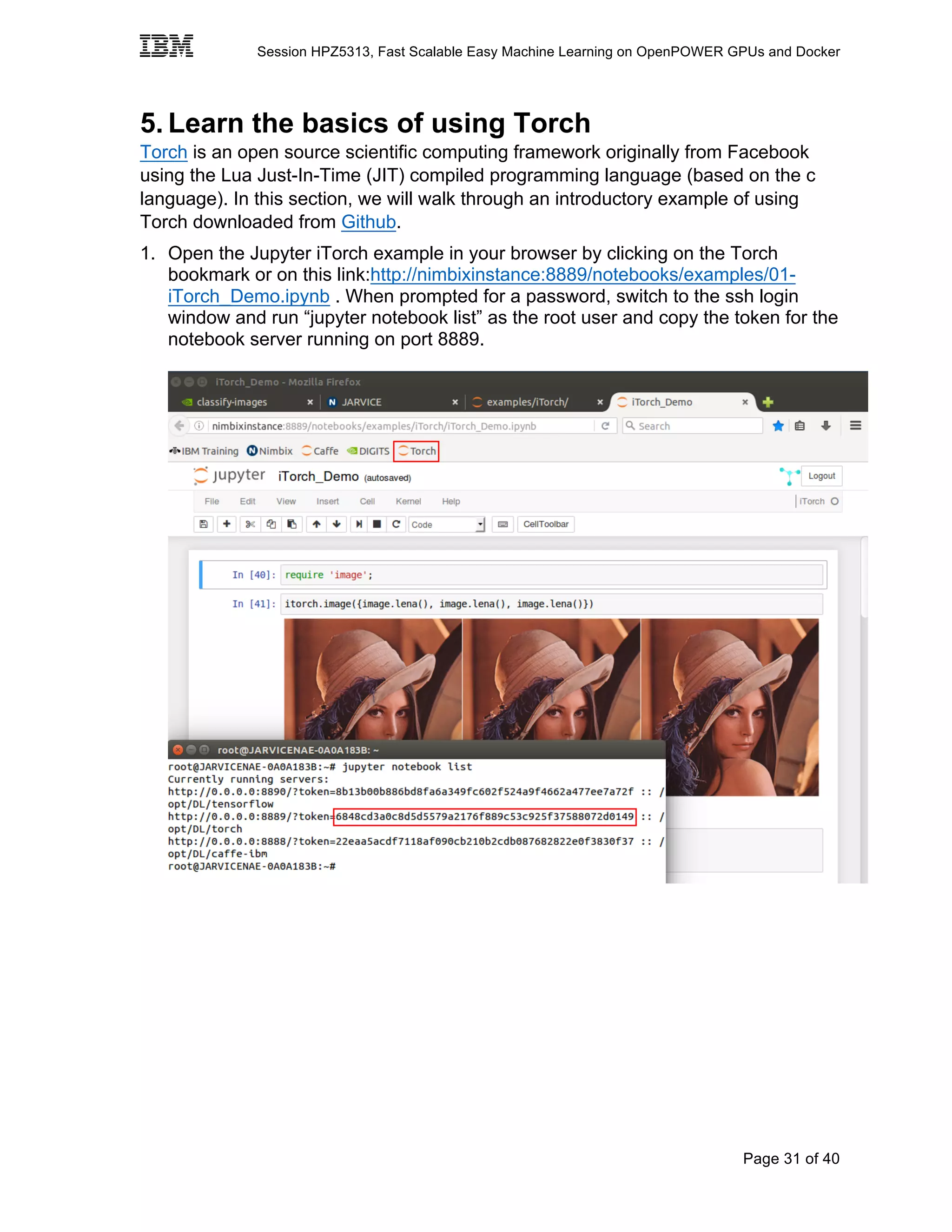 Fast Scalable Easy Machine Learning with OpenPOWER, GPUs and Docker | PDF