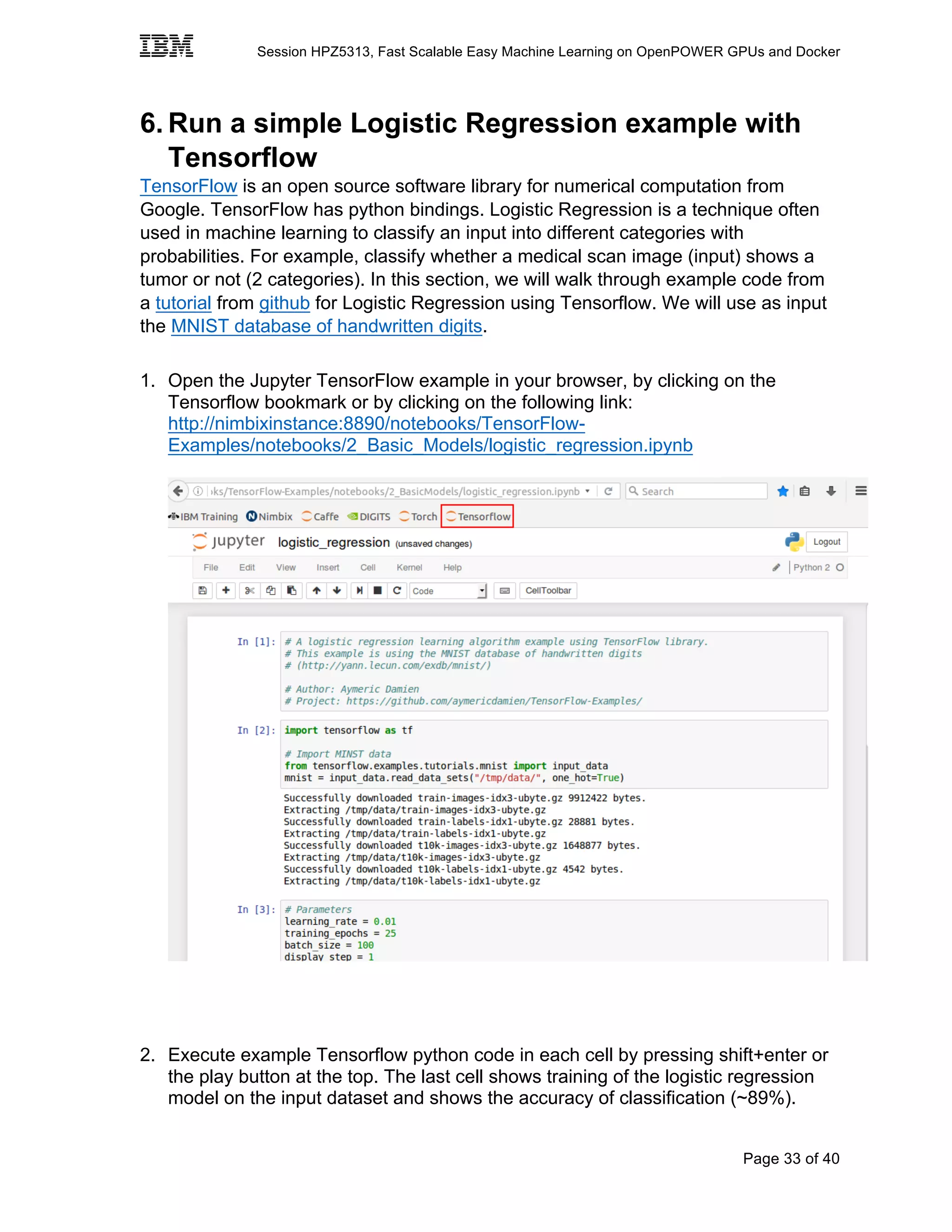 Fast Scalable Easy Machine Learning With Openpower Gpus And Docker Pdf
