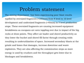 Integration of blasting and communition processes | PPTX
