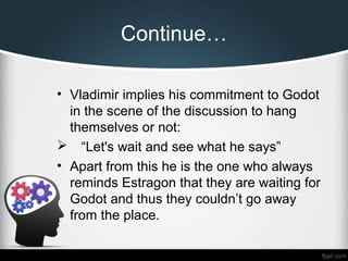 Psychological reading of characters in Waiting for Godot | PPT