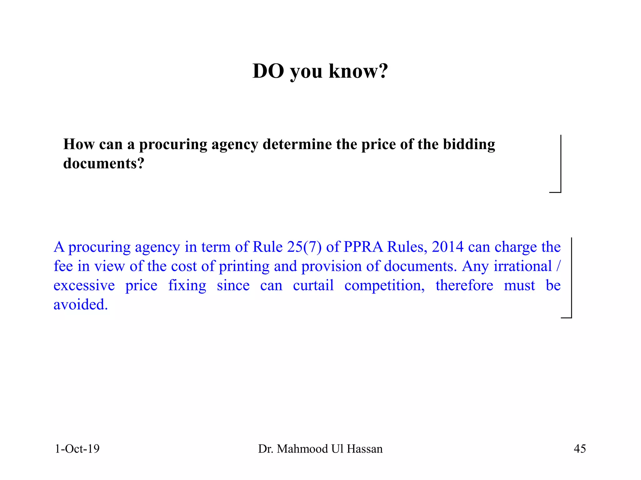 PPRA Rules | PPT