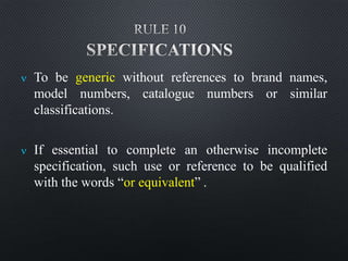 Ppra rules | PPTX