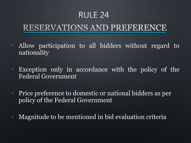 Ppra rules | PPTX
