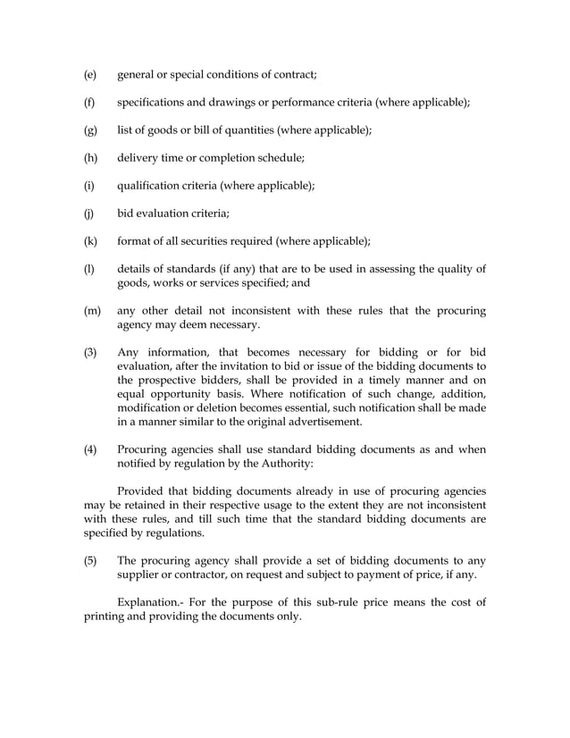 Ppra rules 2004 | PDF | Law