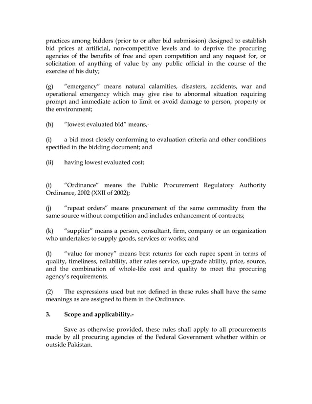 Ppra rules 2004 | PDF | Law