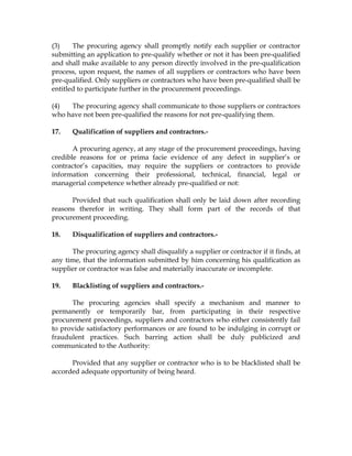 Ppra rules 2004 | PDF