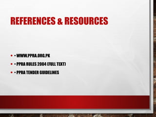 PPRA Rules 2004 illustration of all rules Presentation.pptx