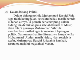 Rasyid Ridha dan Mustafa Kemal Attaturk | PPTX