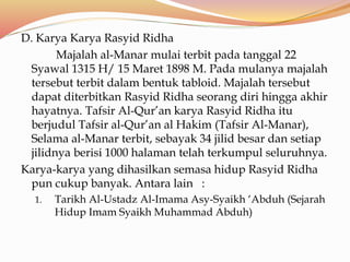 Rasyid Ridha dan Mustafa Kemal Attaturk | PPTX