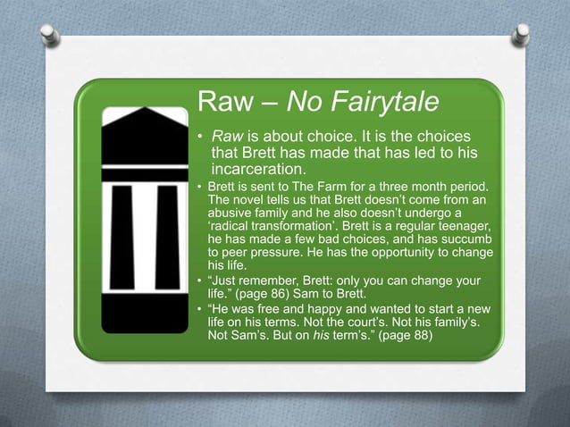 Learning Object: Raw by Scott Monk | PPTX | Drama | Genres
