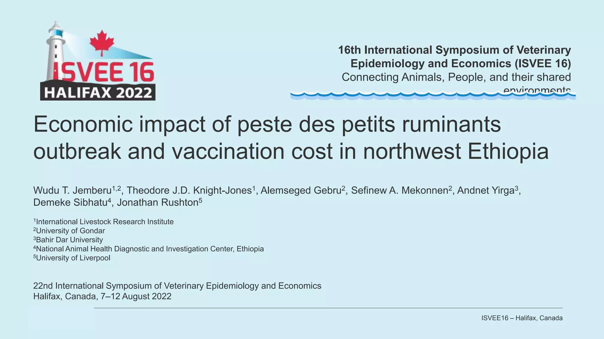 Economic impact of peste des petits ruminants outbreak and vaccination ...
