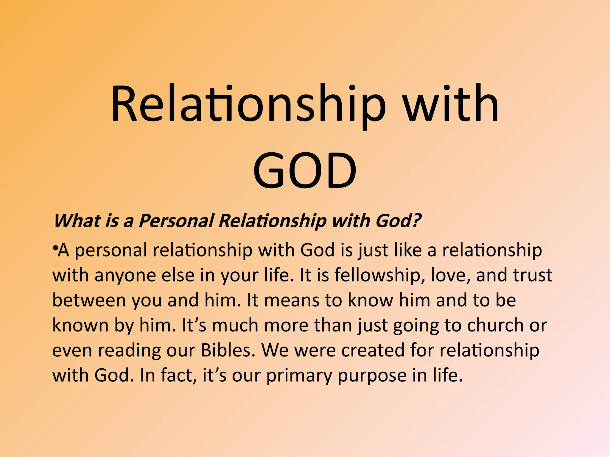 Vital Personal Relationship with God.pptx