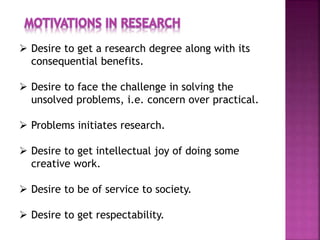 FUNDMENTAL OF RESEARCH | PPTX