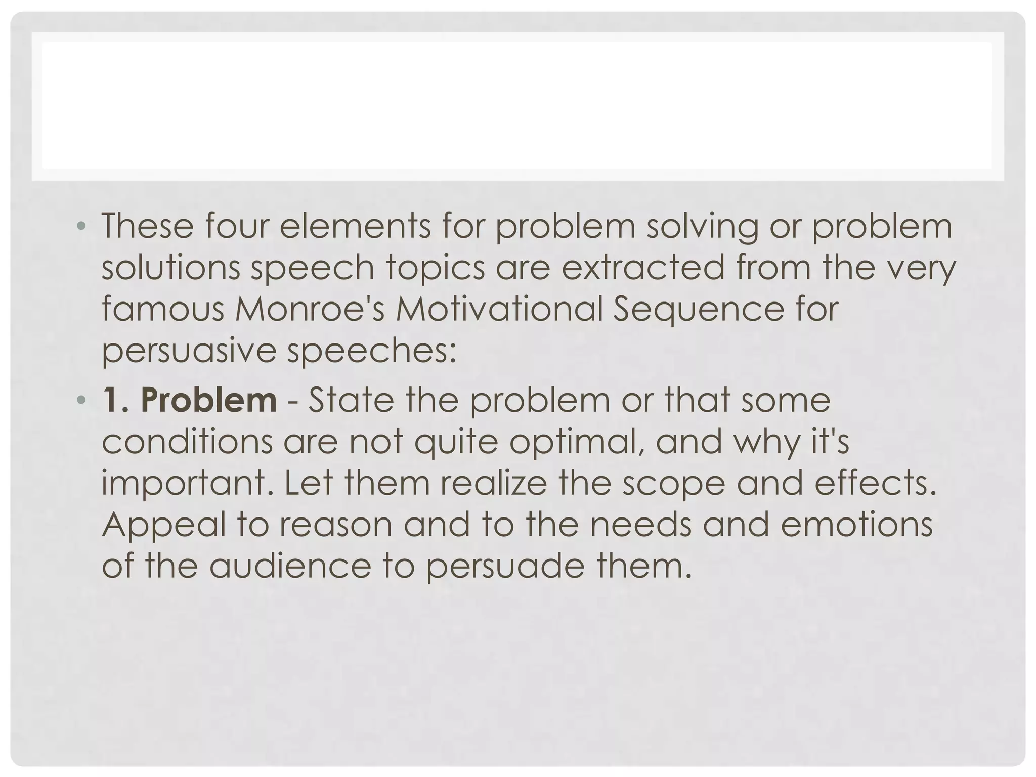 P presentation 2 (problem solving speech) | PPTX