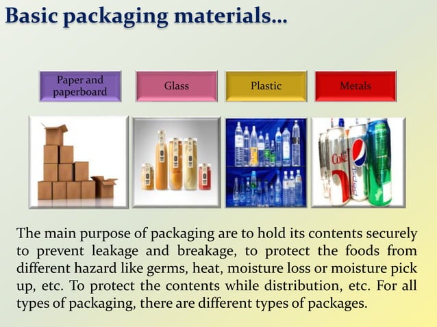 Paper used in food packaging | PPTX