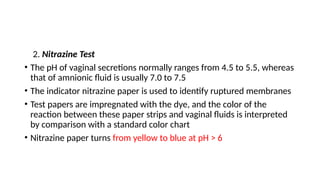 Premature rapture of membranes in pregnant mothers | PPT