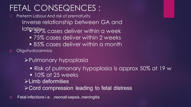 PPROM(preterm prelabor rupture of membranes) | PDF