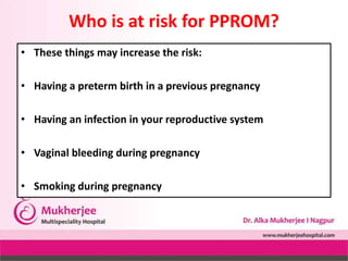 Pprom by dr alka mukherjee dr apurva mukherjee nagpur india | PPT