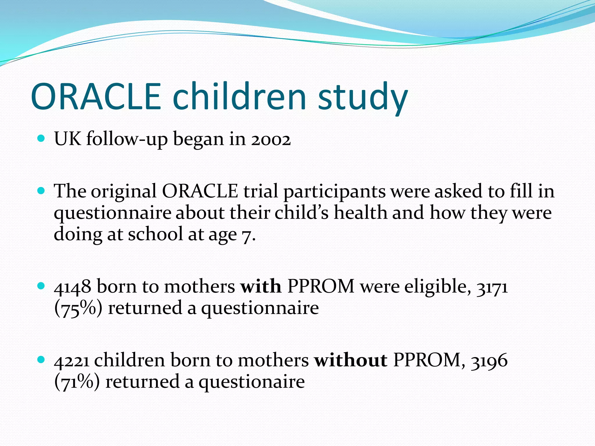 Pprom ho presentation | PPTX