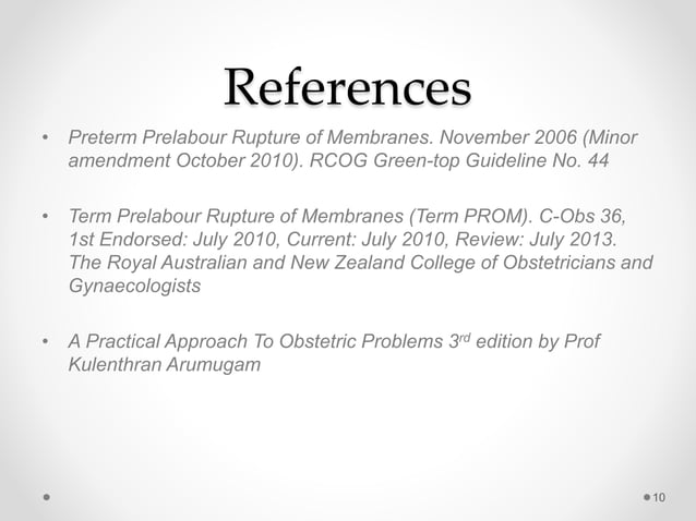 Pprom & prom | PPTX | Pregnancy | Reproductive Health