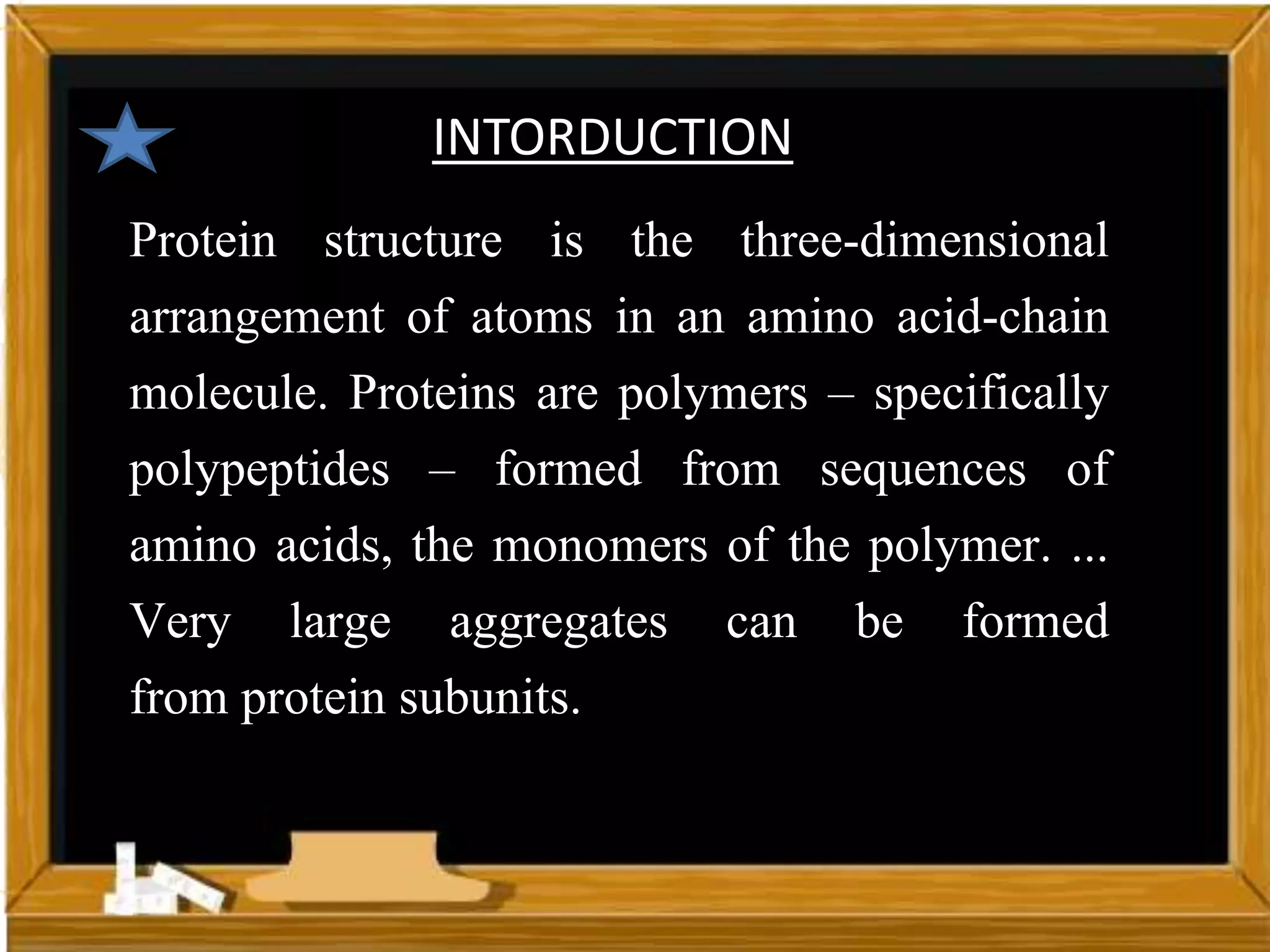 protein structure ppt by manikant mani | PPT