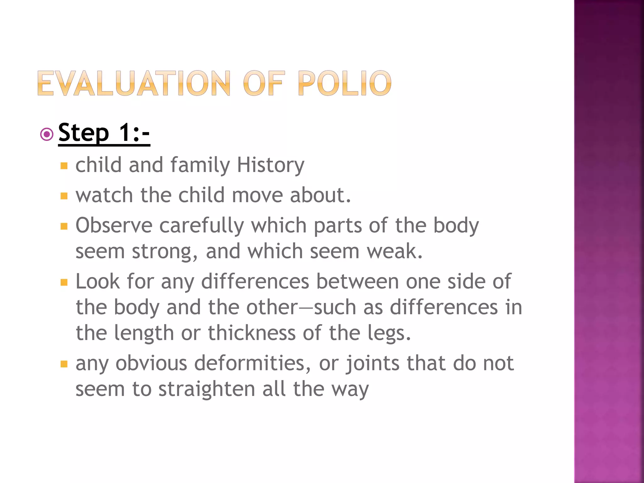 post polio residual paralysis | PPTX