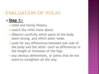 post polio residual paralysis | PPTX
