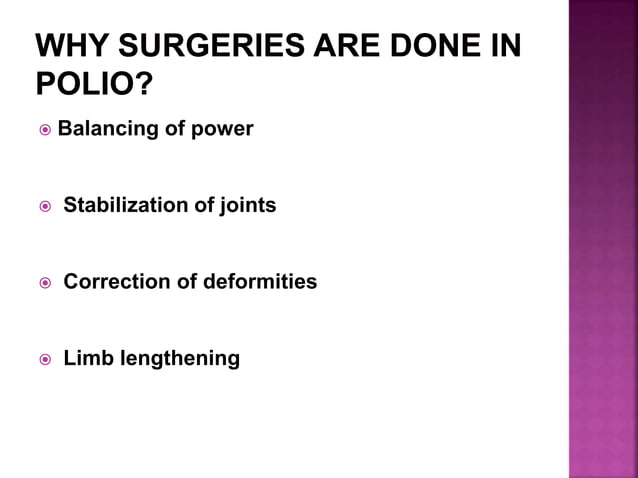 post polio residual paralysis | PPTX | Death, Injury, or Military ...