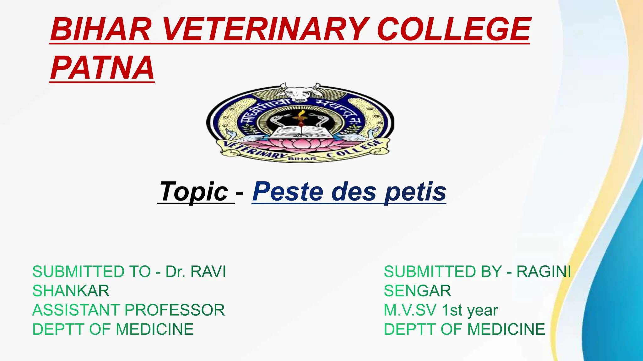 PPR PRESENTATION OF RUMINANT ANIMAL.pptx