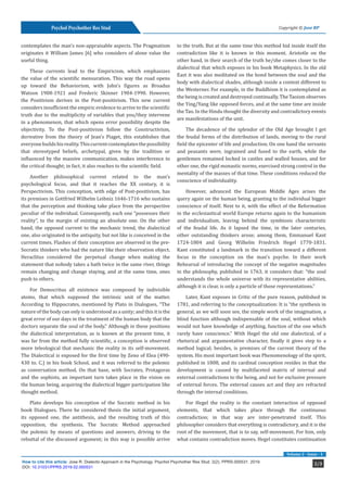 Dialectic Approach in the Psychology by Jose RP in Psychology and ...