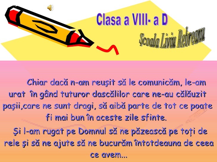 Clasa A Viii A D