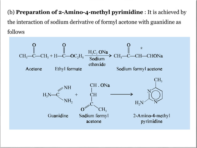 Pinner pyrimidine synthesis | PPTX