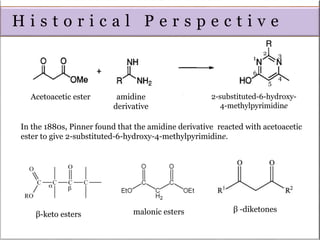 Pinner pyrimidine synthesis | PPTX