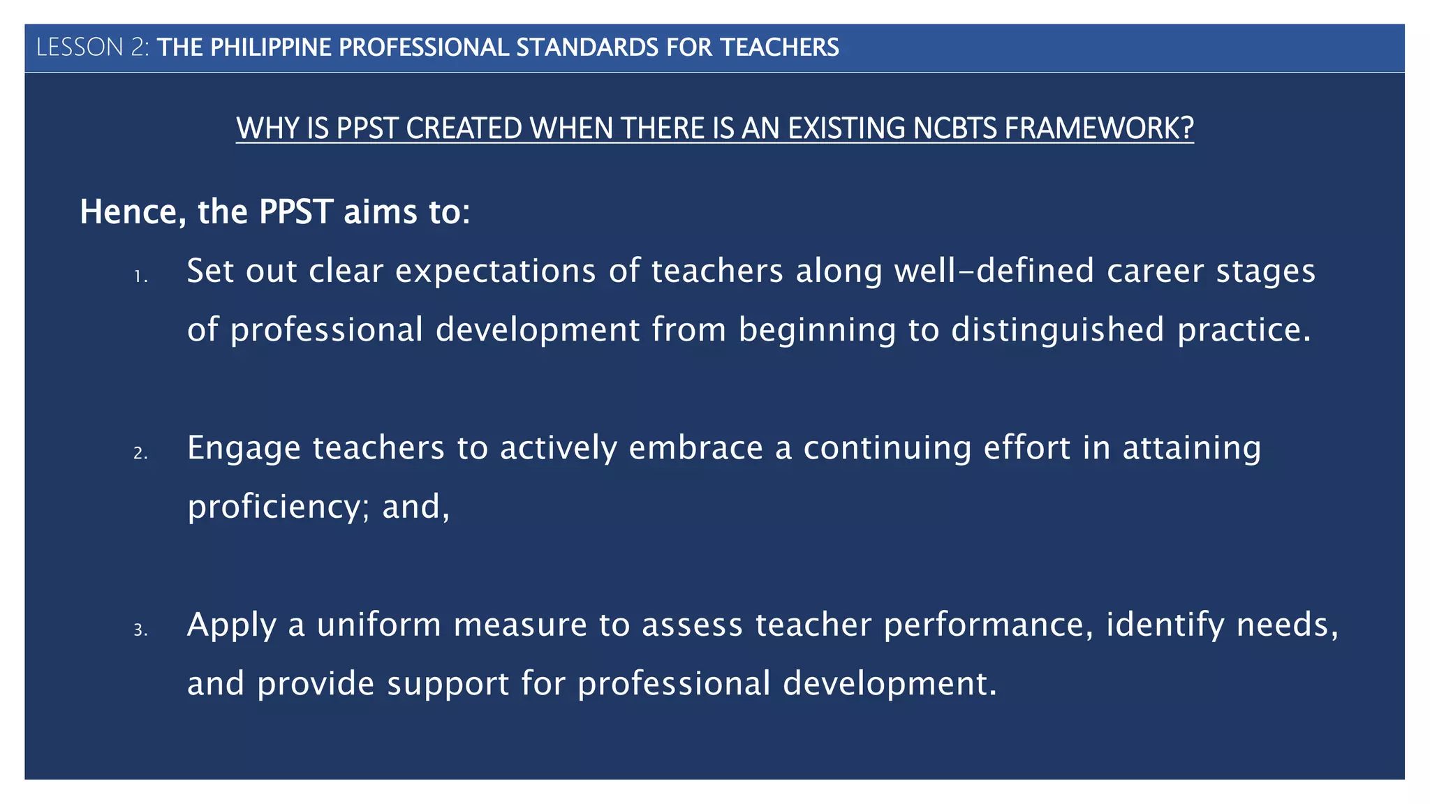 Philippine Professional Standards for Teachers | PPTX