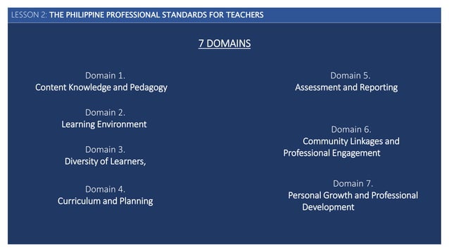 Philippine Professional Standards for Teachers | PPTX | Professional ...