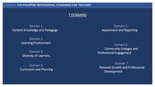 Philippine Professional Standards for Teachers | PPTX