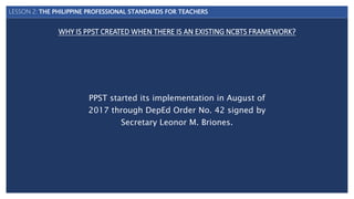 Philippine Professional Standards for Teachers | PPTX