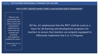 Philippine Professional Standards for Teachers | PPTX