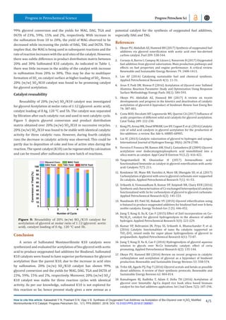 Synthesis of Oxygenated Fuel Additives via Acetylation of Bio-Glycerol ...